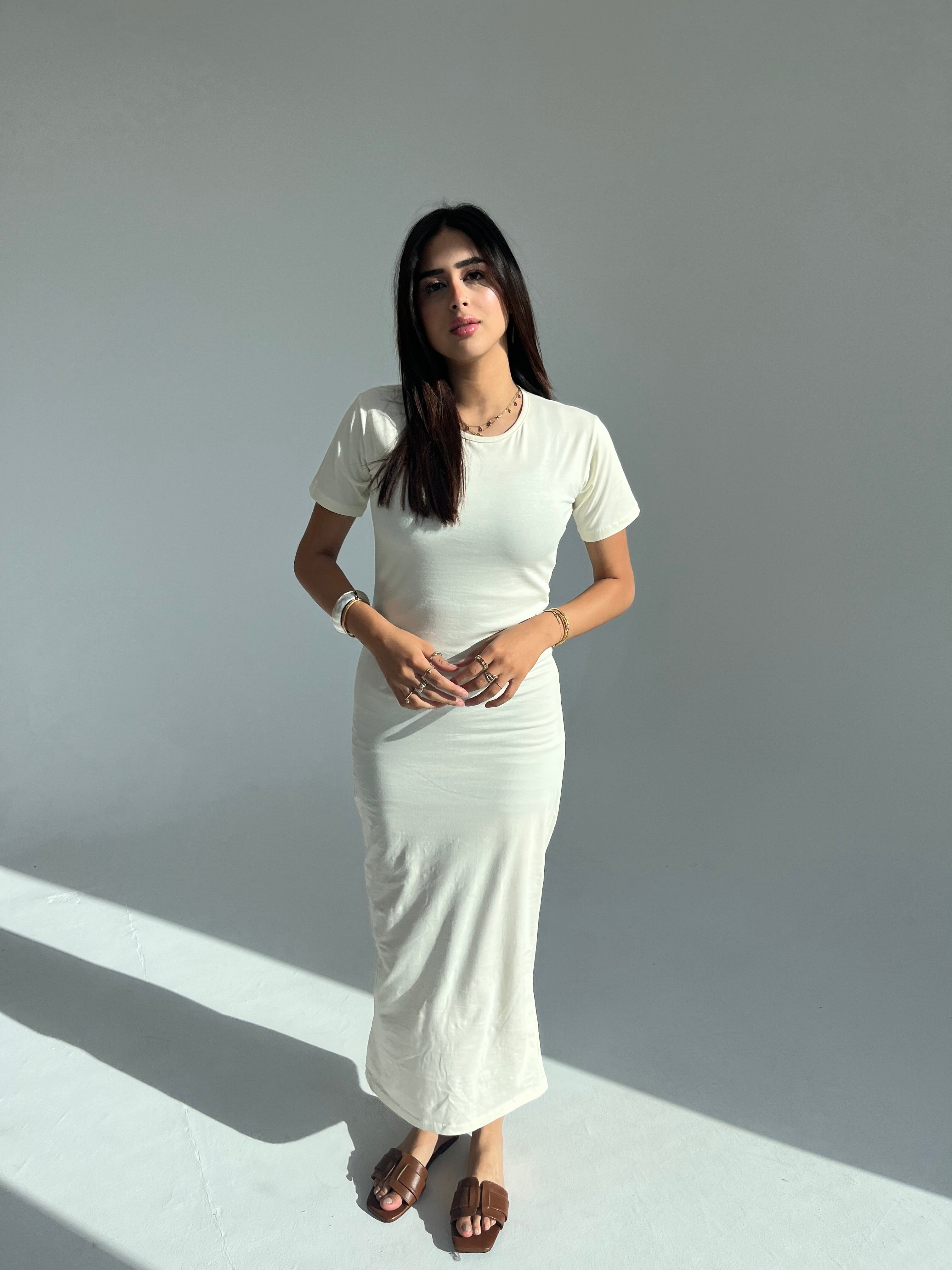 Basic Short Sleeve Dresses