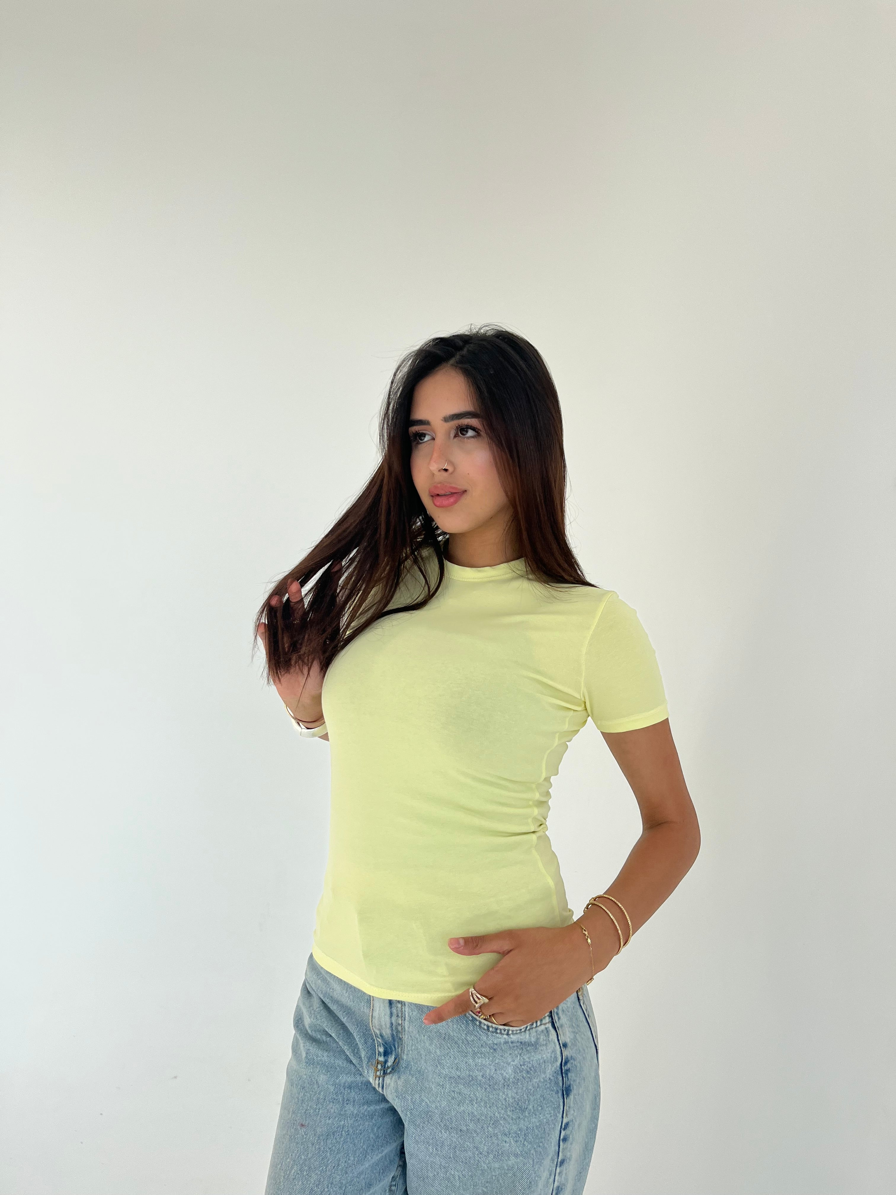 Short Sleeve Basic Top